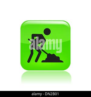 Vector illustration of single work in progress icon Stock Vector Image ...