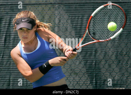 Jun 29, 2006; Rancho Santa Fe, CA, USA; GABRIELLE DESIMONE hits a ...