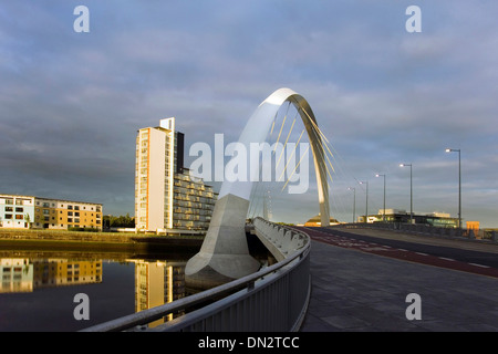 Clyde Arc Finnieston designed by Halcrow Group Pacific Quay Glasgow ...