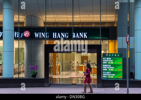 Wing Hang Bank, Hong Kong Stock Photo - Alamy