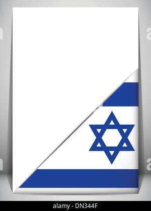 Israel flag ribbon label symbol Stock Vector Image & Art - Alamy