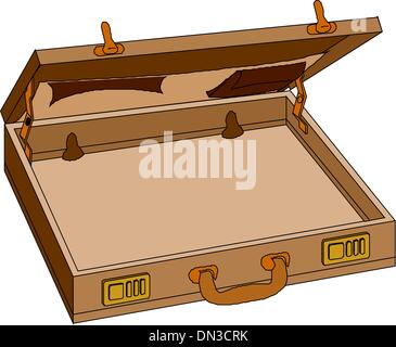 Open Travel suitcase Stock Vector Image & Art - Alamy