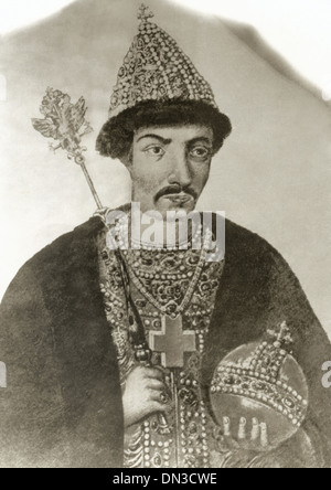 Portrait of Boris Godunov, Russian tsar (1598-1605), Russia Stock Photo ...