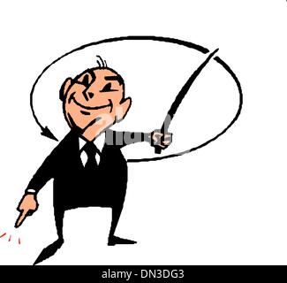 Professor cartoon pointing his hand Stock Vector Image & Art - Alamy