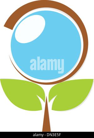 Nature symbol illustration Stock Vector Image & Art - Alamy