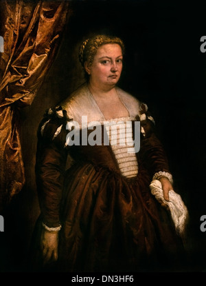 Paolo Veronese - portrait venetian woman la belle nani 1560 Stock Photo ...
