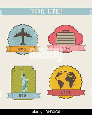 Label Collection of Travel Labels Stock Vector Image & Art - Alamy