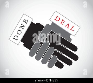 handshake done deal icon vector illustration design Stock Vector Image ...