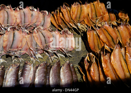Fish market Lake Baikal Russia Stock Photo - Alamy