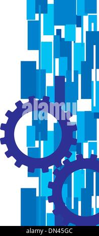 blue gears machine silhouette Stock Vector Image & Art - Alamy
