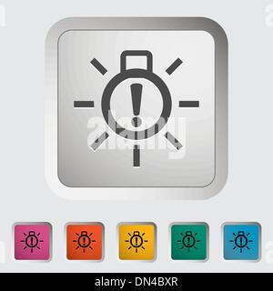 Xenon car lamp icon. Vector illustration Stock Vector Image & Art - Alamy