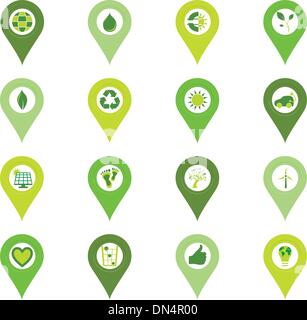 Environment and eco related symbols Stock Vector Image & Art - Alamy