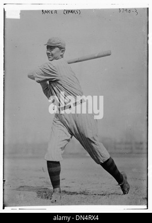 This image captures Frank 'Home Run' Baker, a legendary baseball player ...