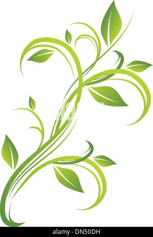 green floral design Stock Vector Image & Art - Alamy