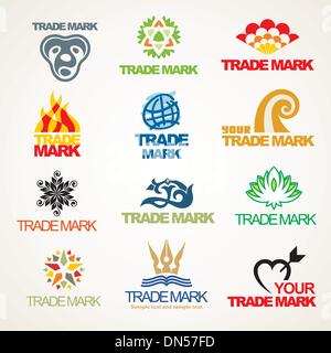Set of vector trade marks for your company or a site Stock Vector Image ...