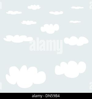 Clouds vector icon isolated on white background Stock Vector Image ...