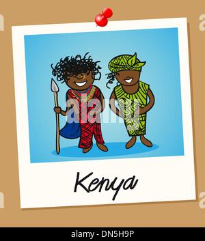 group of people with instant photo of man character Stock Vector Image ...