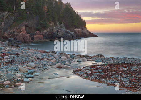 Little Hunters Beach at Hunters Head, Acadia National Park, Maine Stock ...
