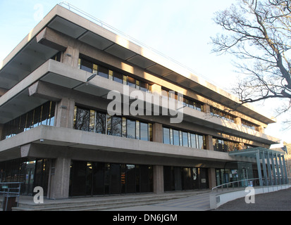 Exterior of University Library at St Andrews University in St Andrews ...