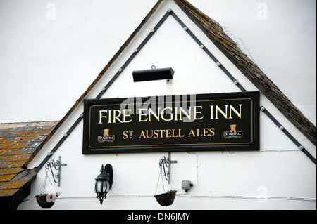 Fire Engine Inn Pub Marazion Cornwall UK Stock Photo - Alamy