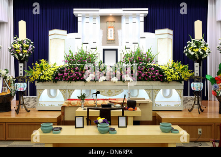 Funeral scene of japanese style Stock Photo - Alamy