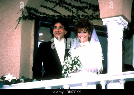 June 20, 1985 - I1188.VICTORIA PRINCIPAL AND HARRY GLASSMAN WEDDING AT ...