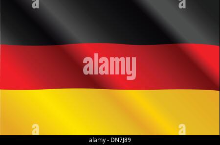 Banner of German flag colors. National decorative object Stock Vector ...