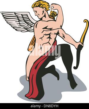 cupid with bow Stock Vector Image & Art - Alamy