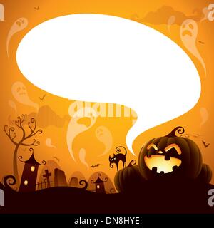 cartoon bat with speech bubble Stock Vector Image & Art - Alamy