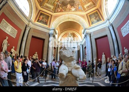 The Belvedere Torso in the Vatican Museums, Vatican Stock Photo ...