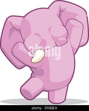cute cartoon elephant dancing Stock Vector Image & Art - Alamy