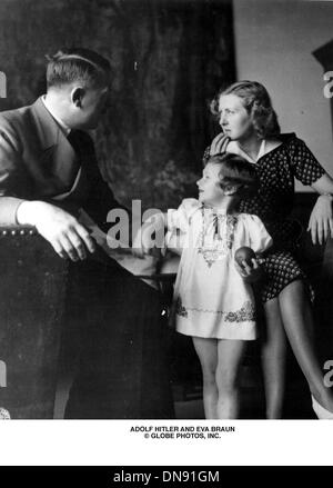 June 7, 2001 - ADOLF HITLER AND EVA BRAUN.(Credit Image: © Globe Photos ...
