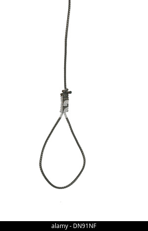 loop of gallows on white background Stock Photo - Alamy