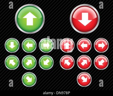 Beautiful Arrows vector icon set Stock Vector Image & Art - Alamy