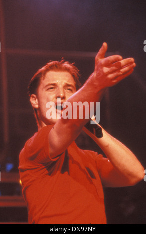 BOYZONE Irish boyband with Mickey Graham in 1996 Stock Photo - Alamy