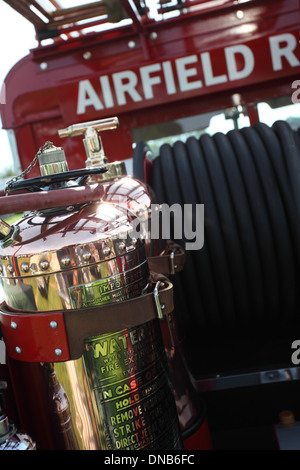 Land Rover airfield fire engine Stock Photo - Alamy