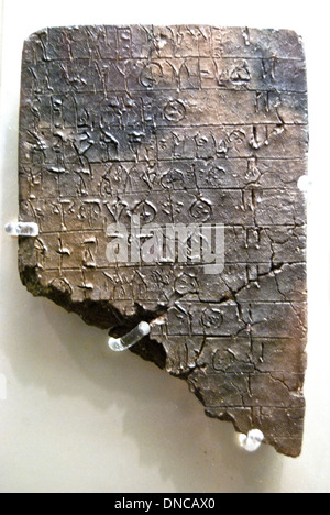 Clay tablet. Linear A. Writing system: hieroglyphic script. Minoan ...