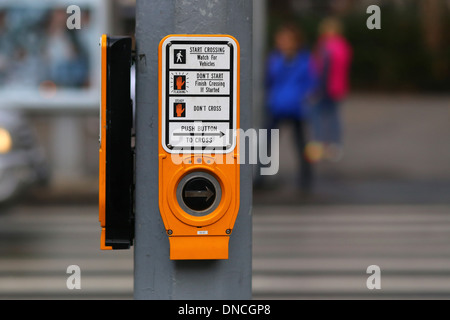 Audible pedestrian signal Stock Photo - Alamy