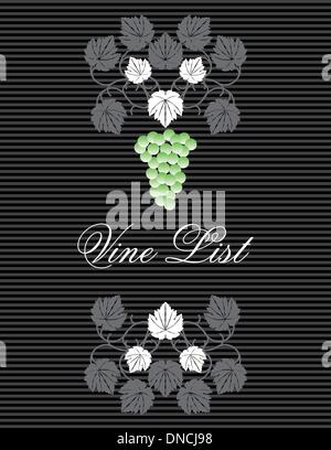 Wine menu cover Stock Vector Image & Art - Alamy