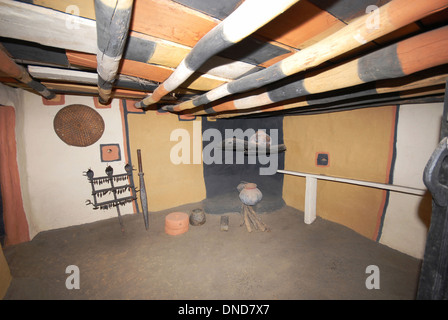 Tribal Gadaba hut. Odisha tribe. Manav Sangrahalaya, Bhopal, Madhya ...