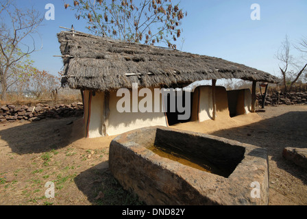Tribal Gadaba hut. Odisha tribe. Manav Sangrahalaya, Bhopal, Madhya ...