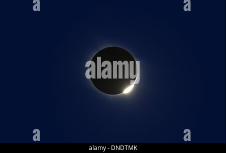 Libya. total solar eclipse of March 29, 2006. Rosary showing the ...