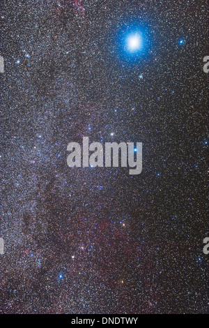 Open clusters Messier 46 and Messier 47 in the constellation Puppis Stock Photo - Alamy