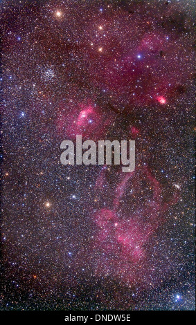 Messier 52 and the Bubble Nebula Stock Photo - Alamy