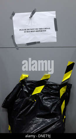 Out of Order Urinal Stock Photo - Alamy