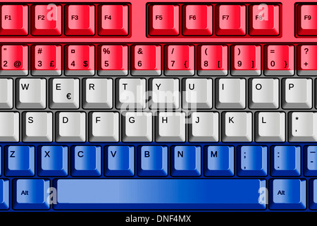 Computer Keyboard with Netherlands Flag Concept Stock Photo - Alamy