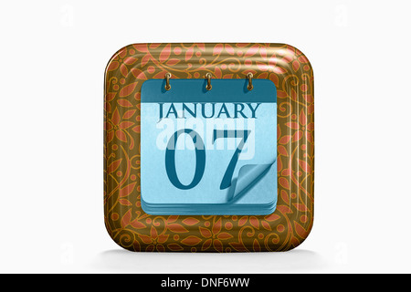 January 7th, 7 January, Seventh of January, calendar month - date or ...