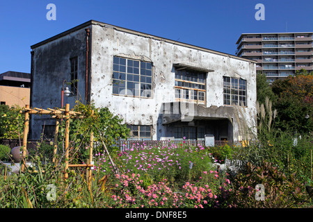 The old Hitachi aircraft Tachikawa factory electrical substation in ...