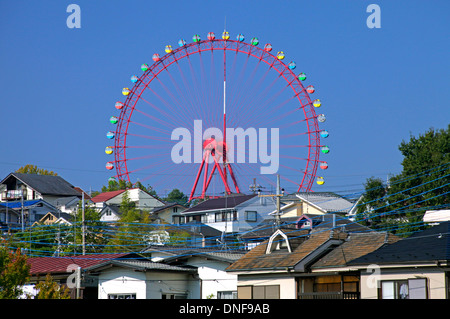 Seibu Amusement Park view from Murayama Reservoir,Higashiyamato city ...