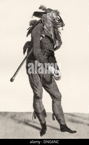 Men's fashion during the French Revolution. Les Incroyables Stock Photo ...